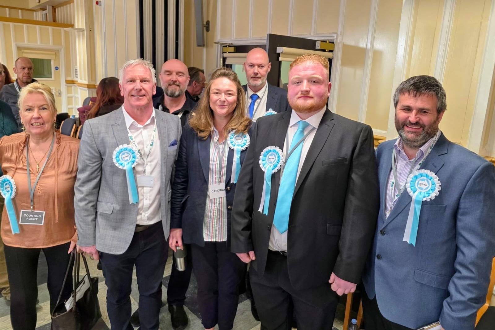 Reform win two Corby Town Council seats in by-election polls