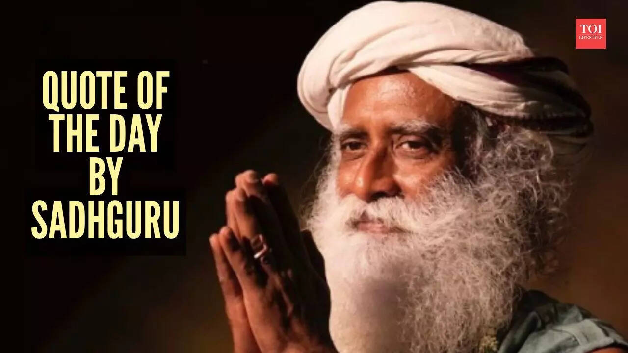 Quote of the day by Sadhguru: "Do not waste your time and life on ...