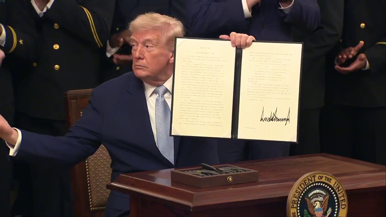 Trump Commander in Chief Trophy presentation [FULL]