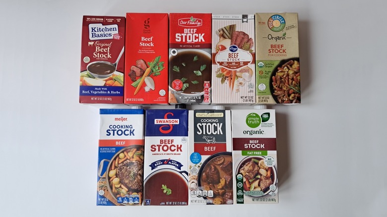 Store-bought beef stock, ranked worst to best