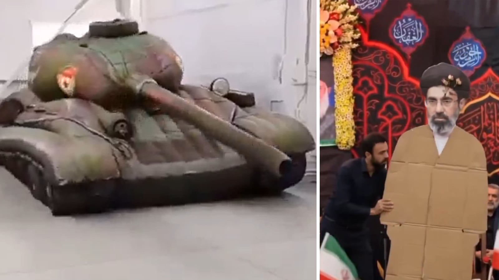 Inflatable tanks and cardboard ayatollahs: How AI fakes are flourishing ...