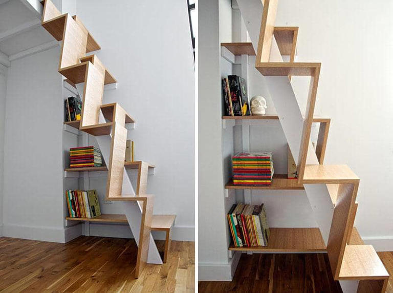 9 inspirasi desain tangga bagi rumah yang sempit dan sederhana
