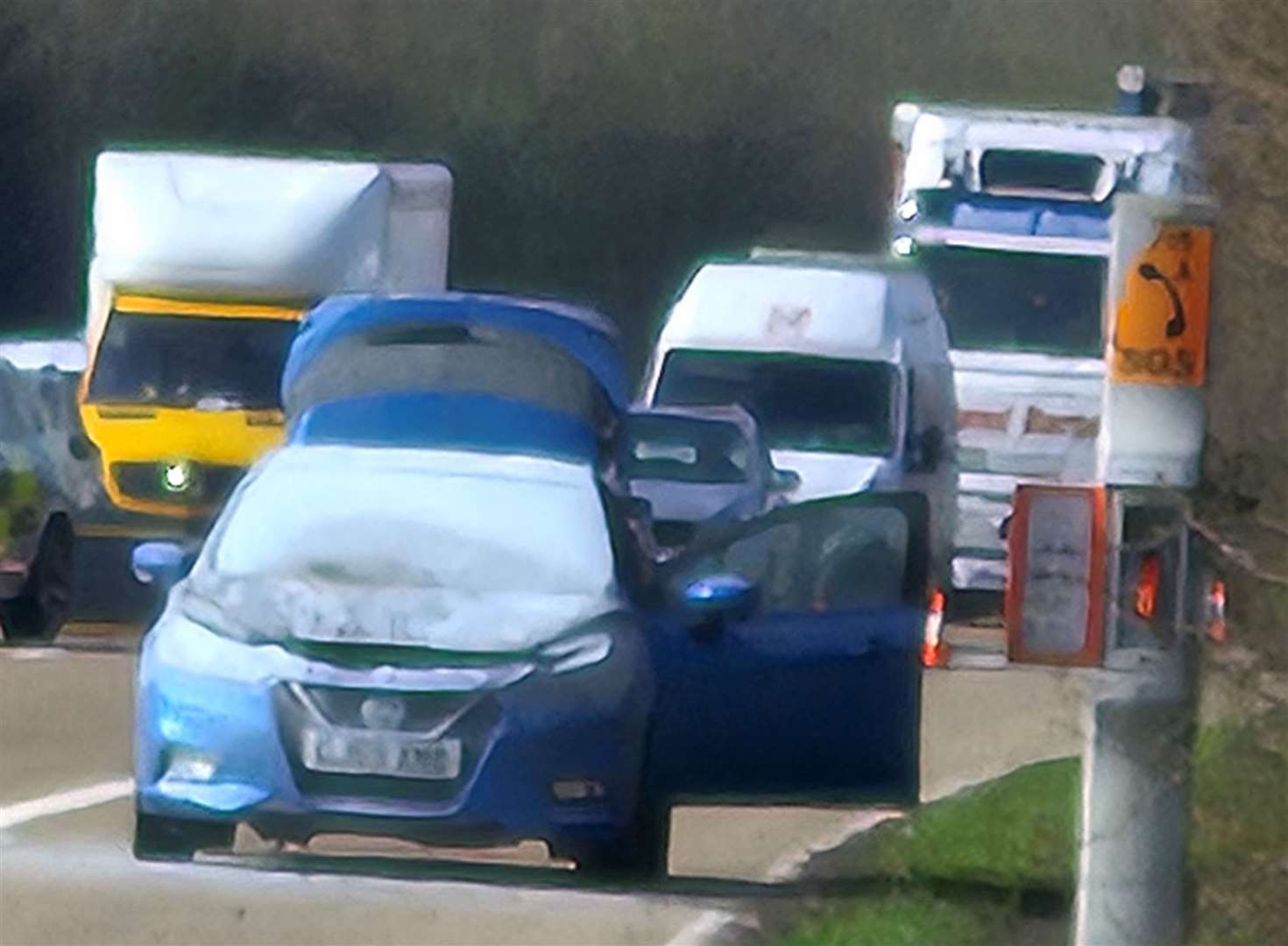 Brave van driver battles fire on M20 between Ashford and Maidstone as ...