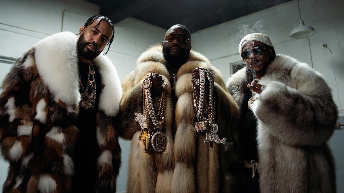 Rick Ross teams up with French Montana, Max B for new song 'Minks in Miami'