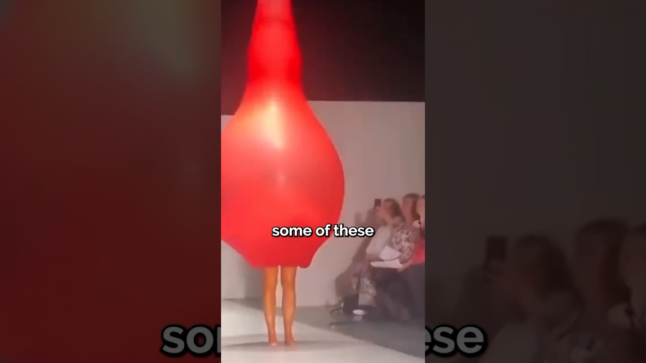 Sneaking into a fashion show