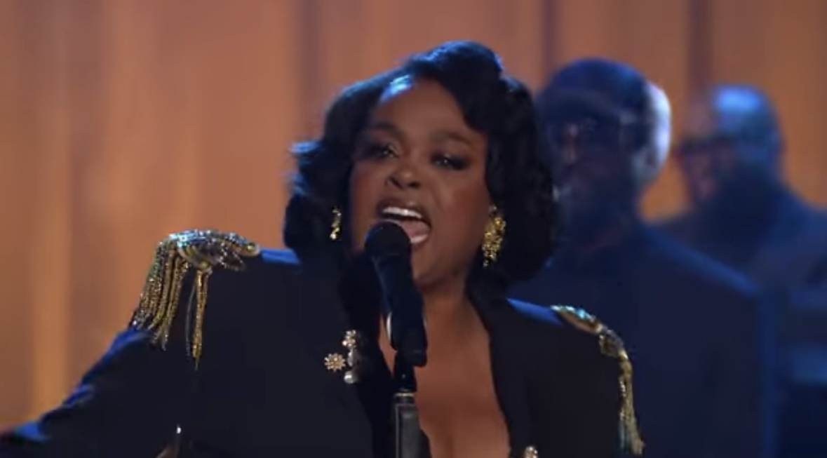 Jill Scott performs 'Pressha' on 'The Tonight Show Starring Jimmy ...