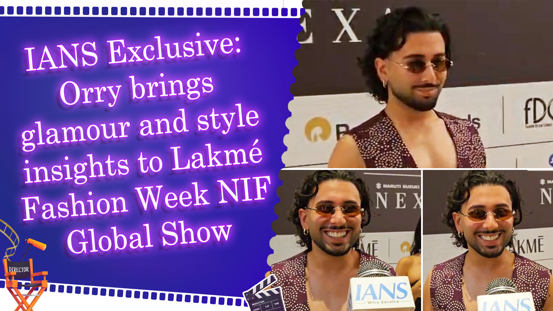 IANS exclusive: Orry brings glamour and style insights to Lakmé Fashion ...