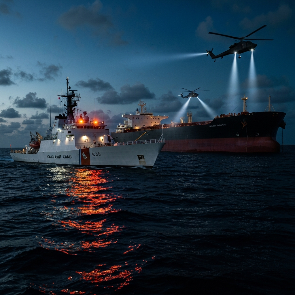 US Coast Guard intercepts Venezuela at sea: Sanctioned oil seized