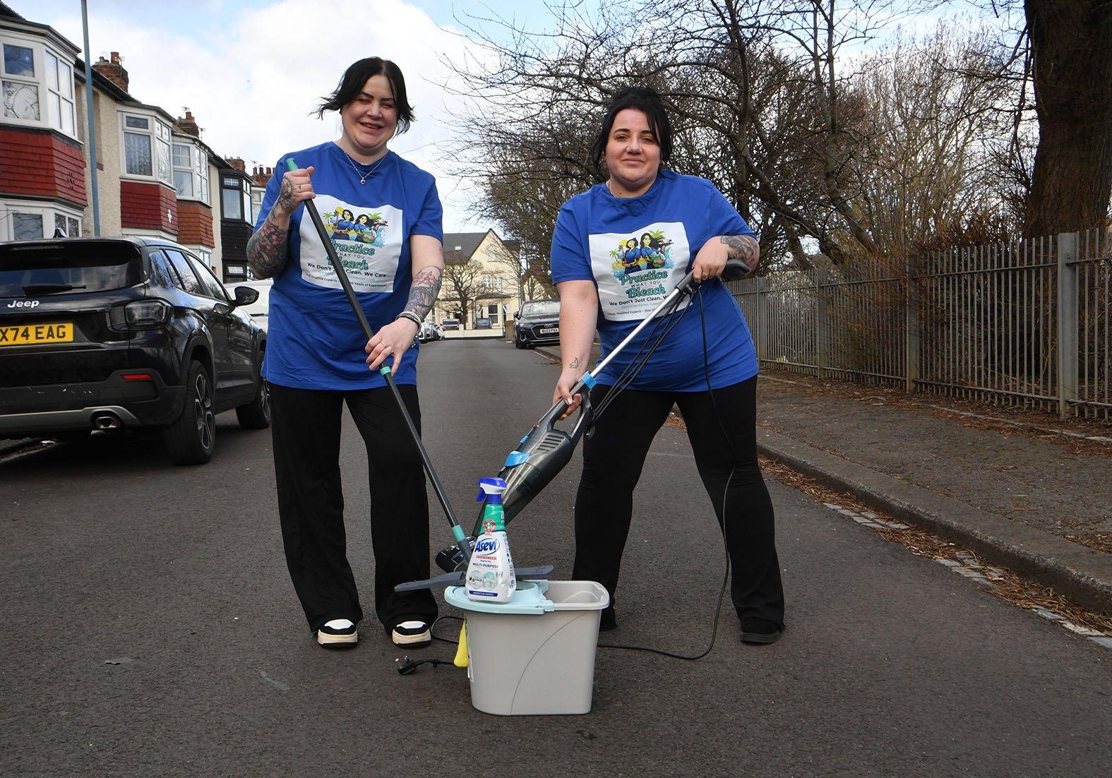 Hartlepool mum launches cleaning business with a twist