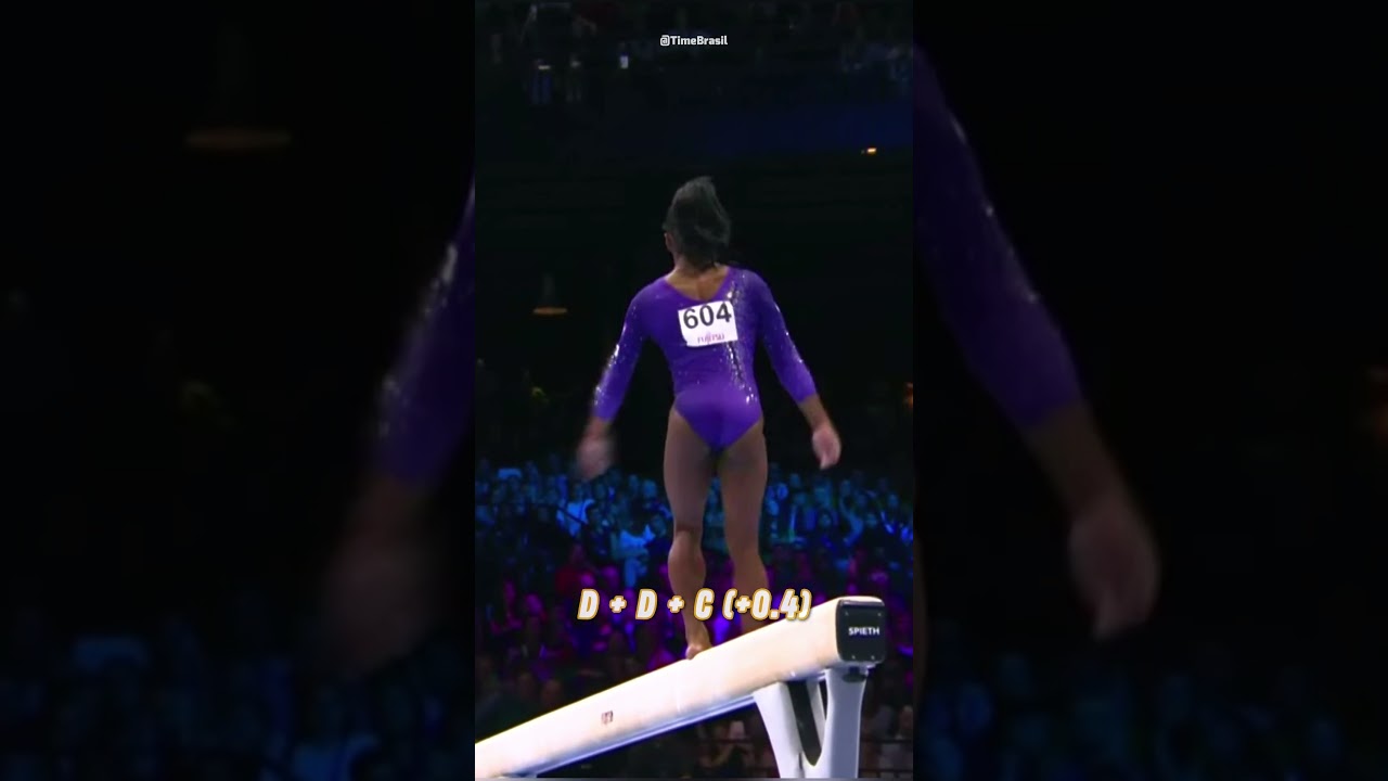 A incrível entrada da Simone Biles!💜