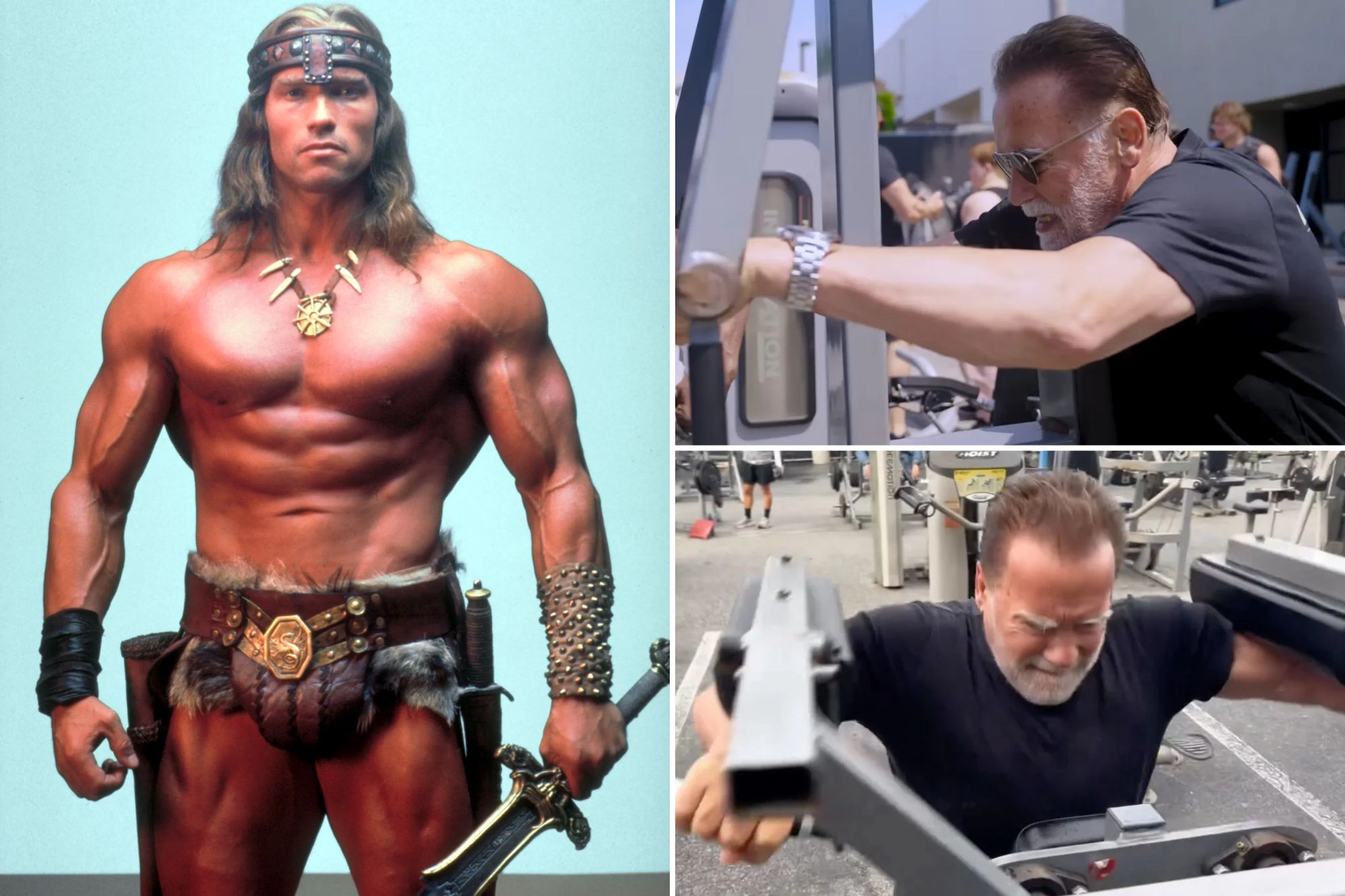Arnold Schwarzenegger, 78, undergoing brutal gym prep for 'Conan the ...