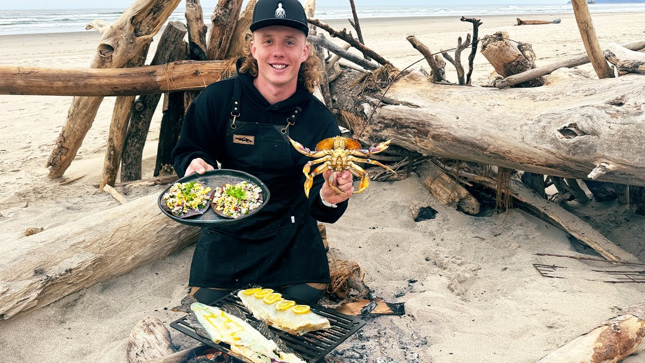 Epic Oregon coast catch & cook (razor clams, ling cod, rockfish)