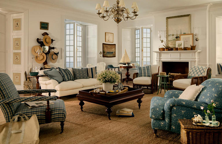Ralph Lauren's design style over the years, on the runway and at home
