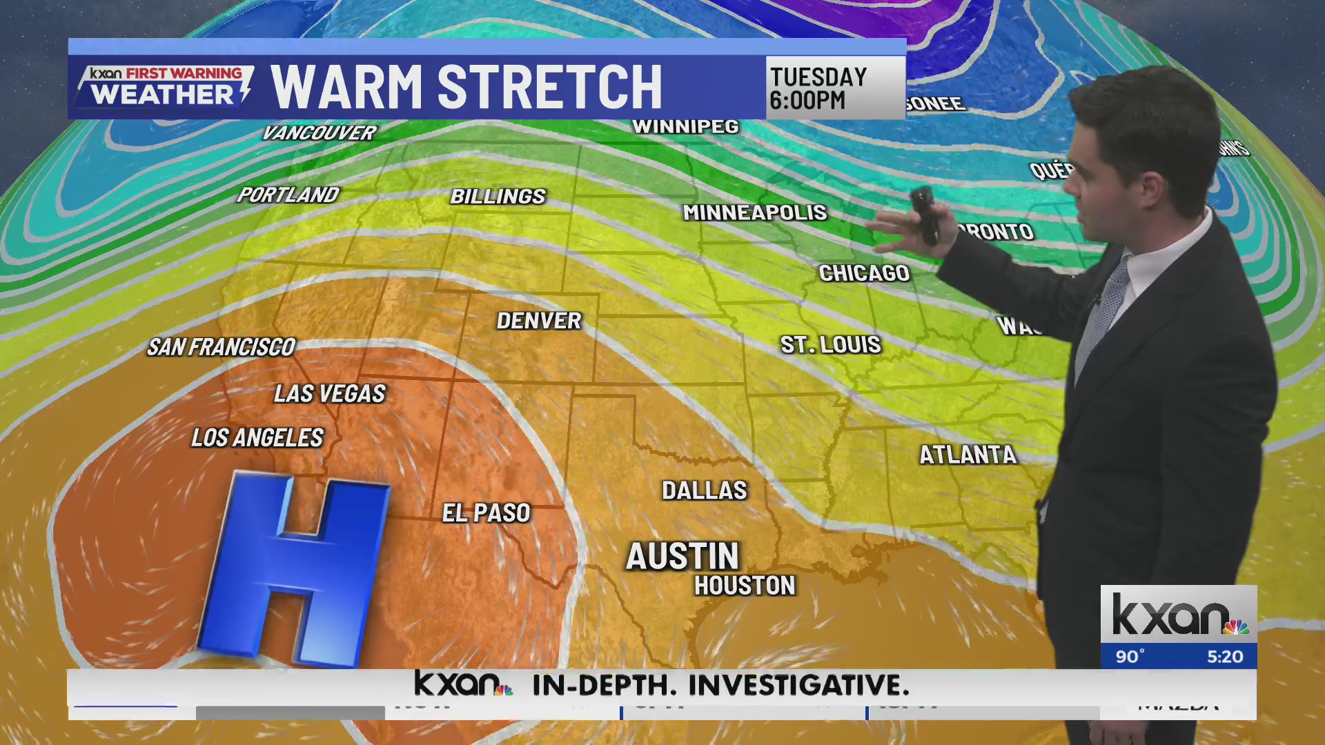 Record heat, plenty of sun, no rain (for now) | KXAN weather forecast ...