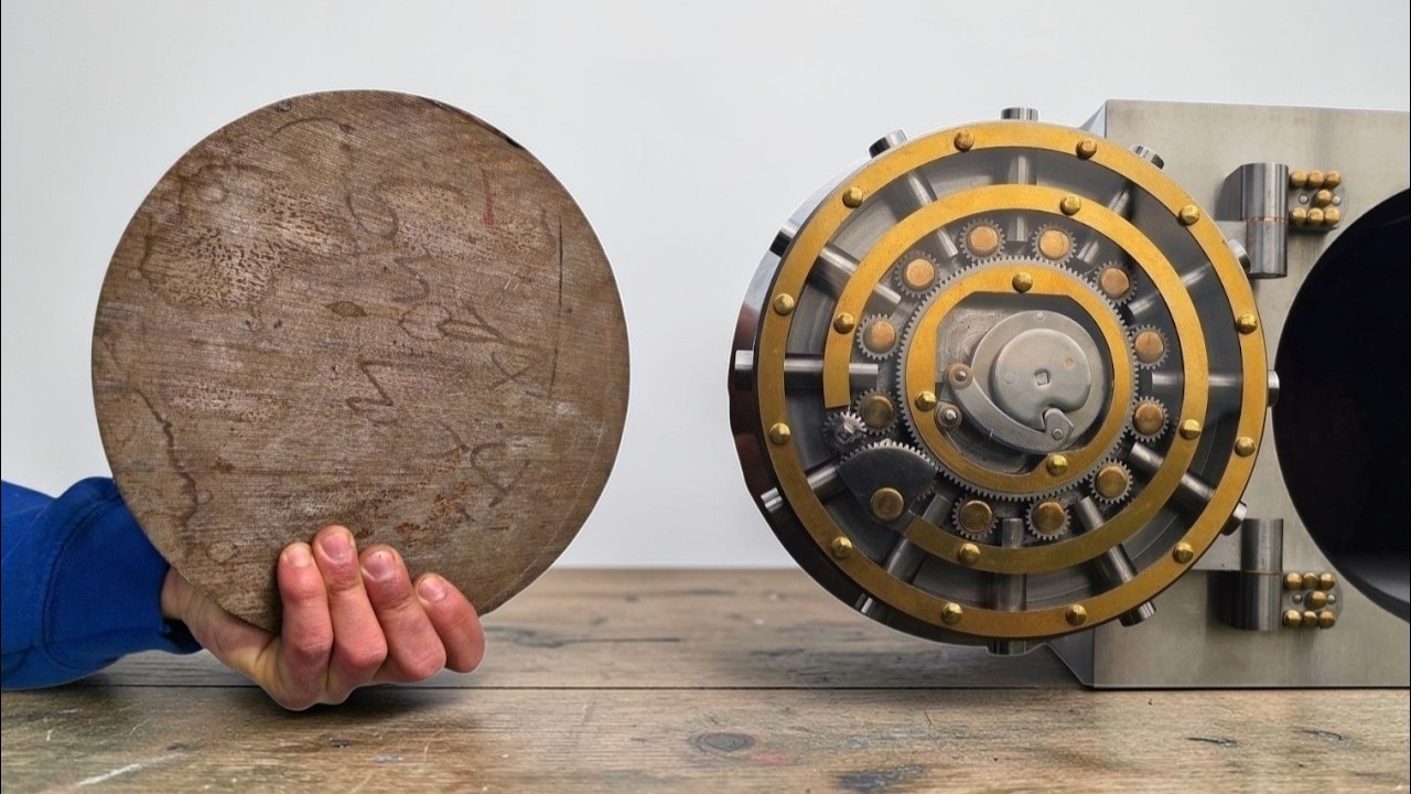 Watch how a slab of metal becomes an indestructible safe