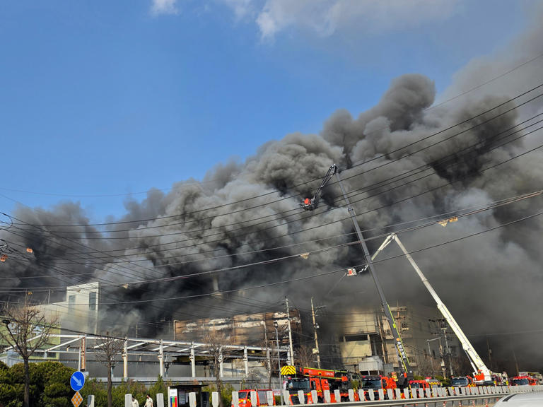 Officials say at least 10 people were killed in a South Korean factory fire