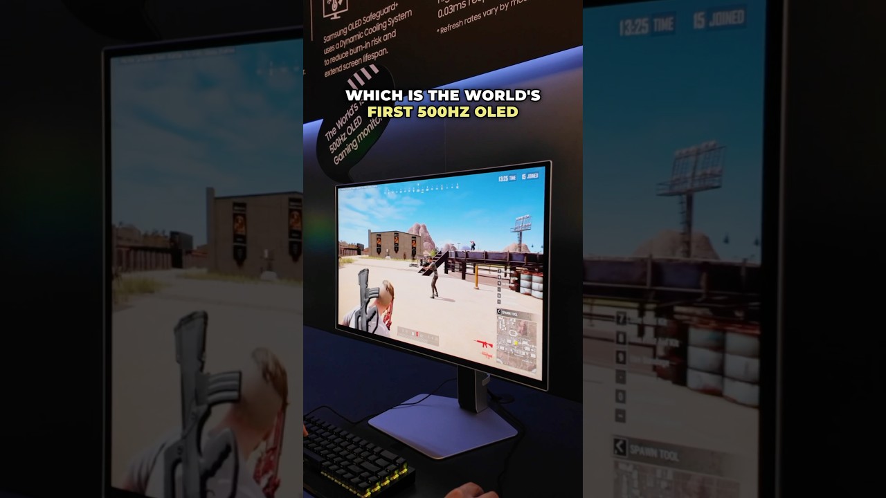 The world's first 500Hz OLED gaming monitor: Samsung Odyssey OLED G6!