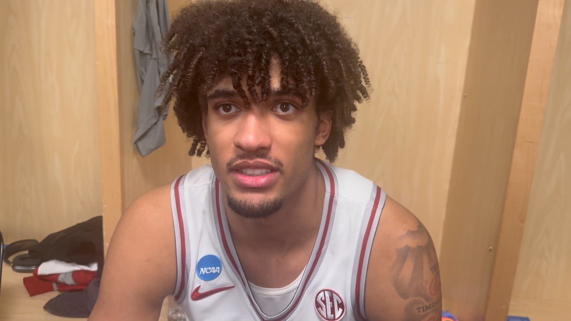 Amari Allen discusses defeating Hofstra