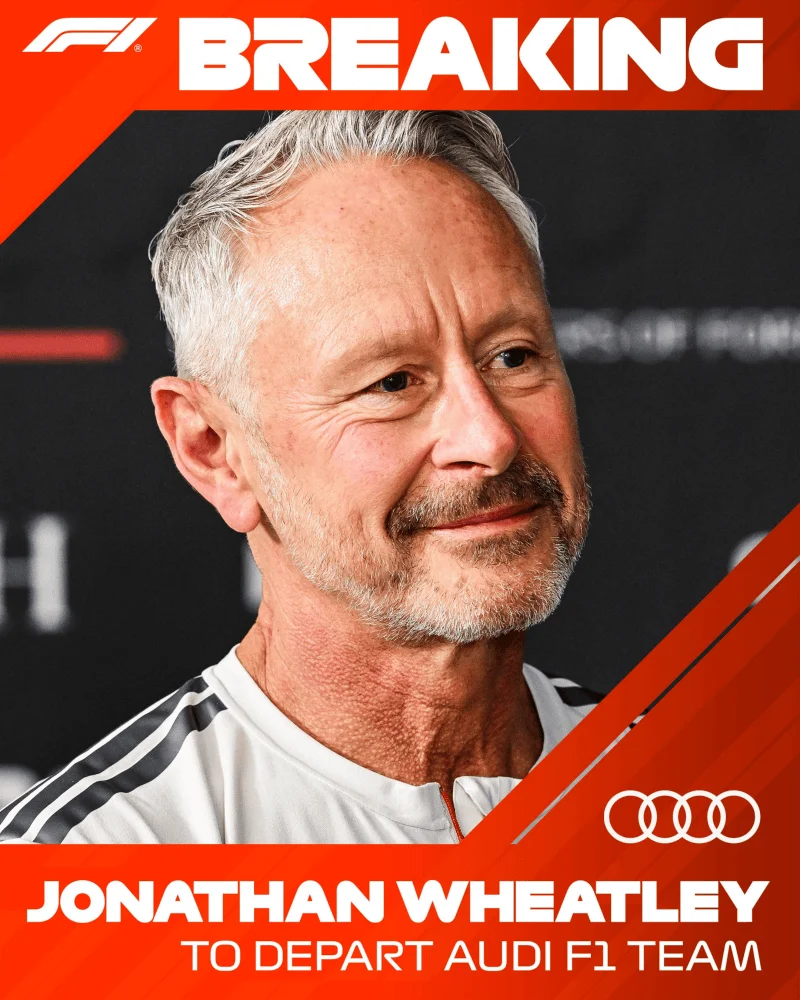 Cambios drásticos en Audi F1: Jonathan Wheatley fuera y Binotto al mando