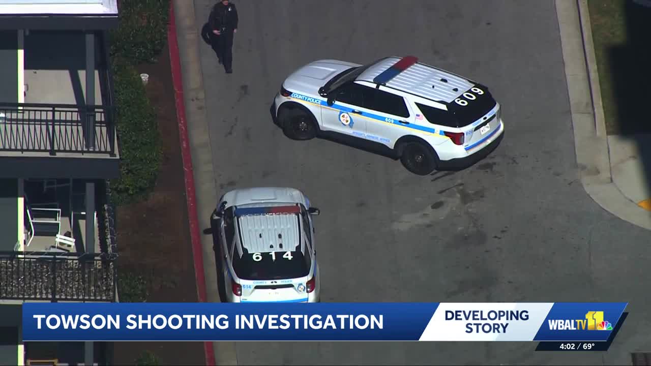 Baltimore County police investigate shooting near Towson Town Center