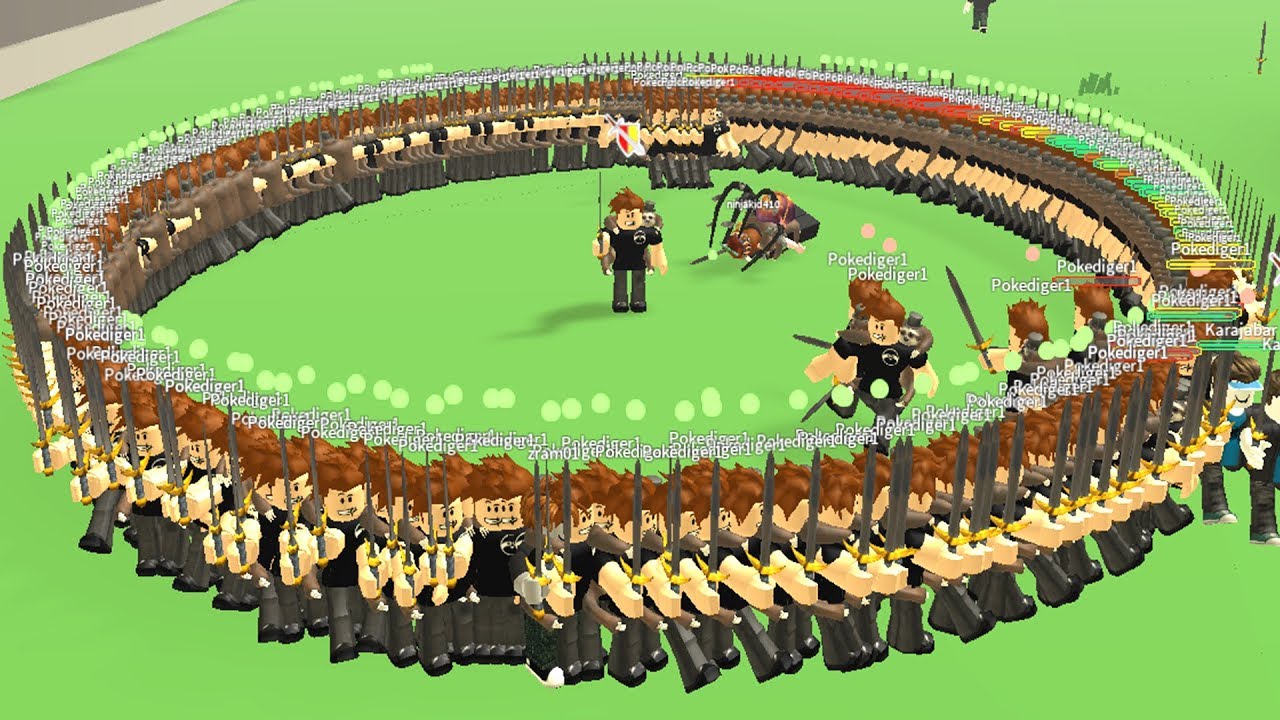 Cloning myself two hundred times with a bunch of Robux