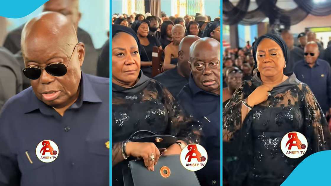 Akufo-Addo and wife storm funeral of Asante Bediatuo's mother in Kyebi ...