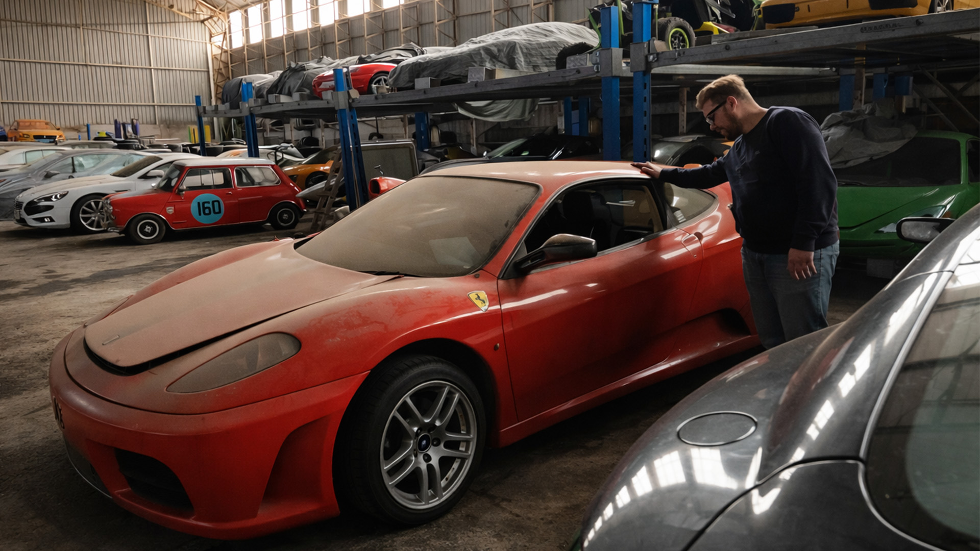 A rare look inside a supercar graveyard