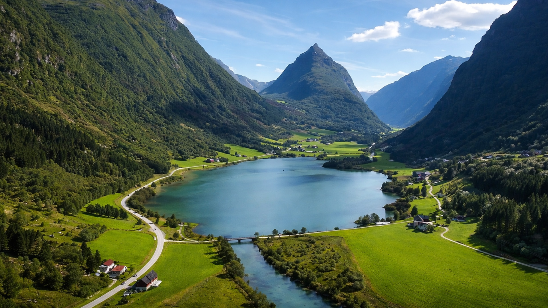 Why build a community in a narrow valley?