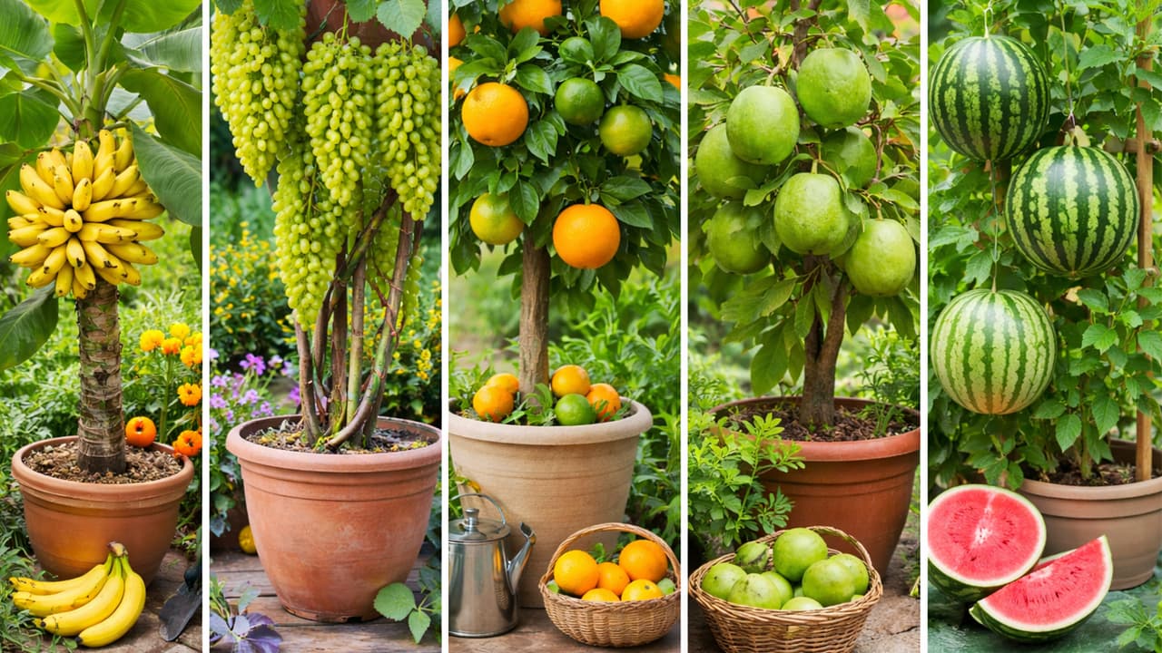 Home fruit gardening: 5 easy fruits you can grow in pots for fresh harvests