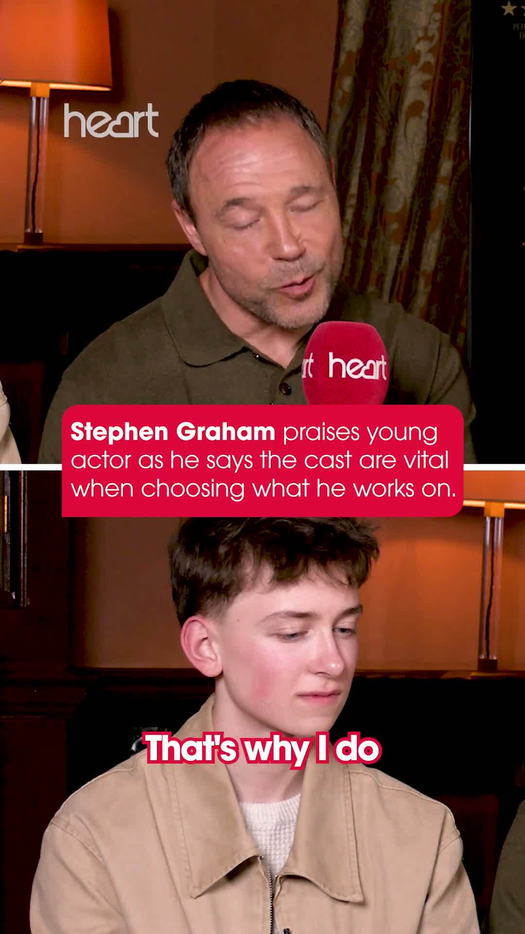 Stephen Graham reacts to his viral meme