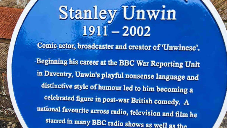 Stanley Unwin's family thrilled by his blue plaque