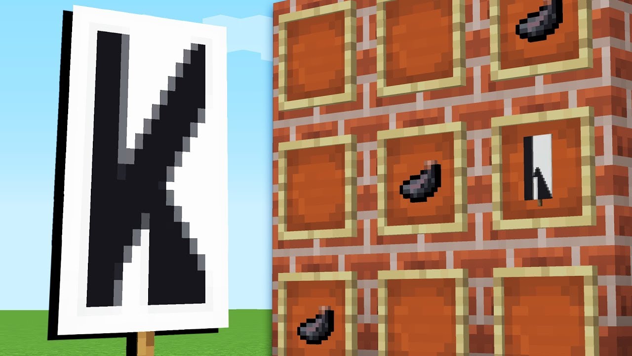 A tutorial on how to make banner letters in Minecraft PE and Java
