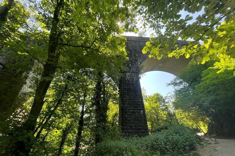 Stunning Devon walk passes a lost swimming pool, waterfalls and a viaduct