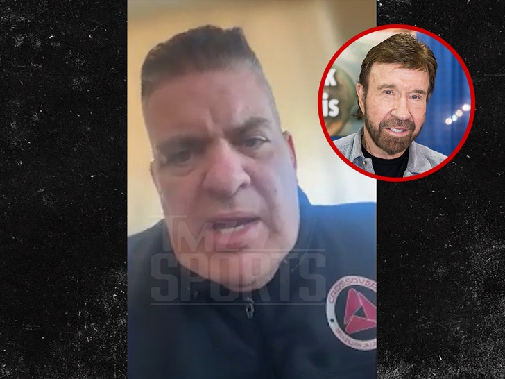Chuck Norris' legendary jiu-jitsu coach Rigan Machado, Rickson Gracie ...