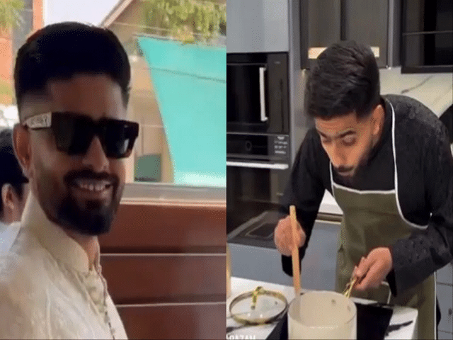 Babar Azam celebrates Eid with family, showcases cooking skills in ...