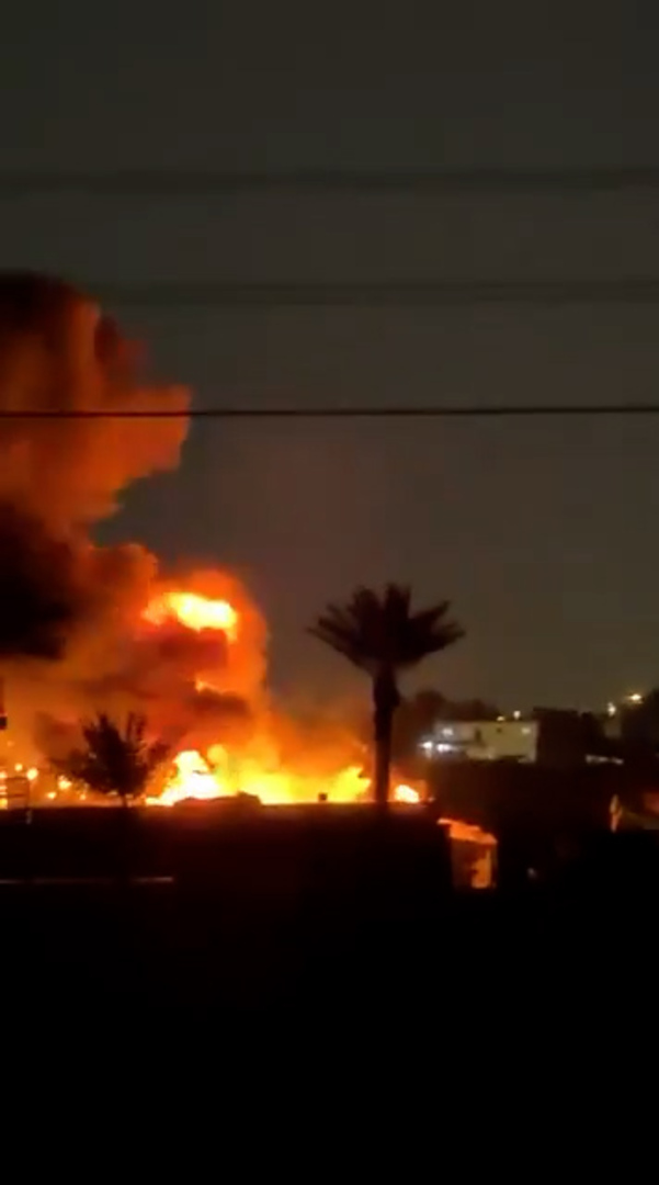 Fire at US diplomatic facility after Baghdad drone attack