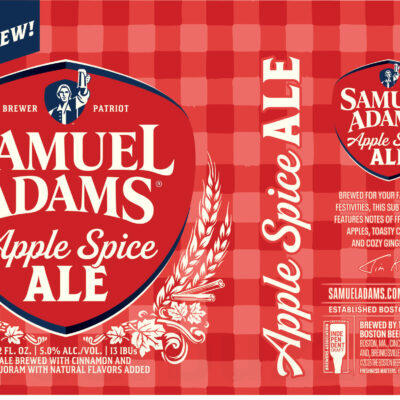 Samuel Adams adding apple spice ale cans