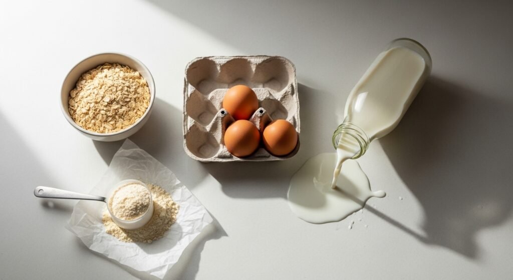 Fluffy one serving protein pancakes that make healthy eating effortless