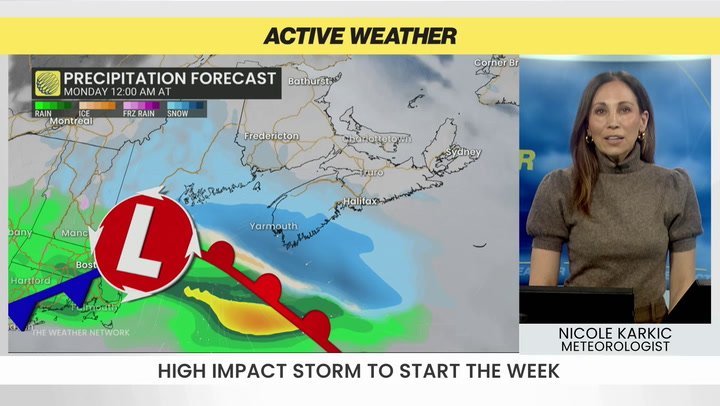 Winter not done yet as a snowy storm targets Atlantic Canada