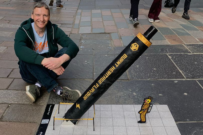 Glasgow artist erects 'unexploded vape' model in city centre in wake of ...
