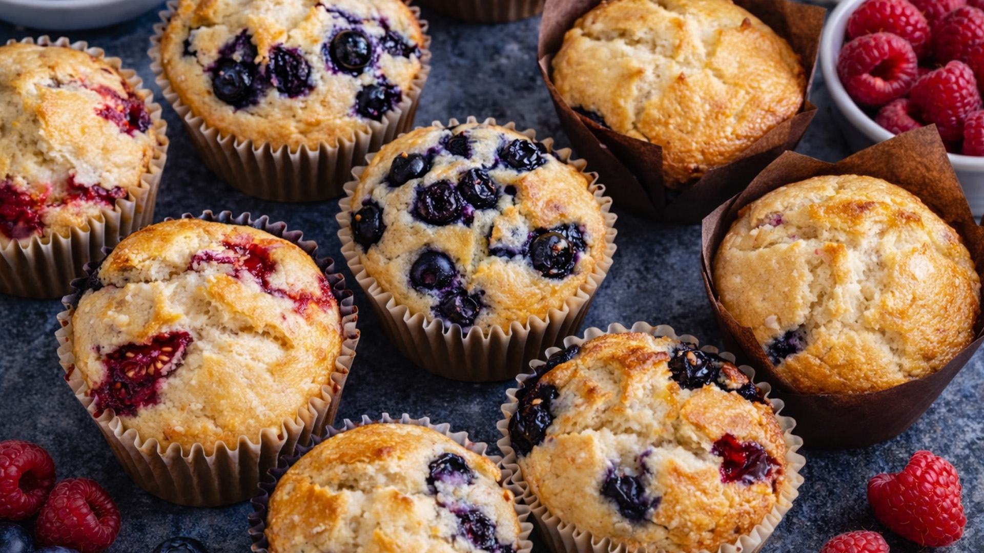 Simple muffin recipes with fresh fruit and classic flavors