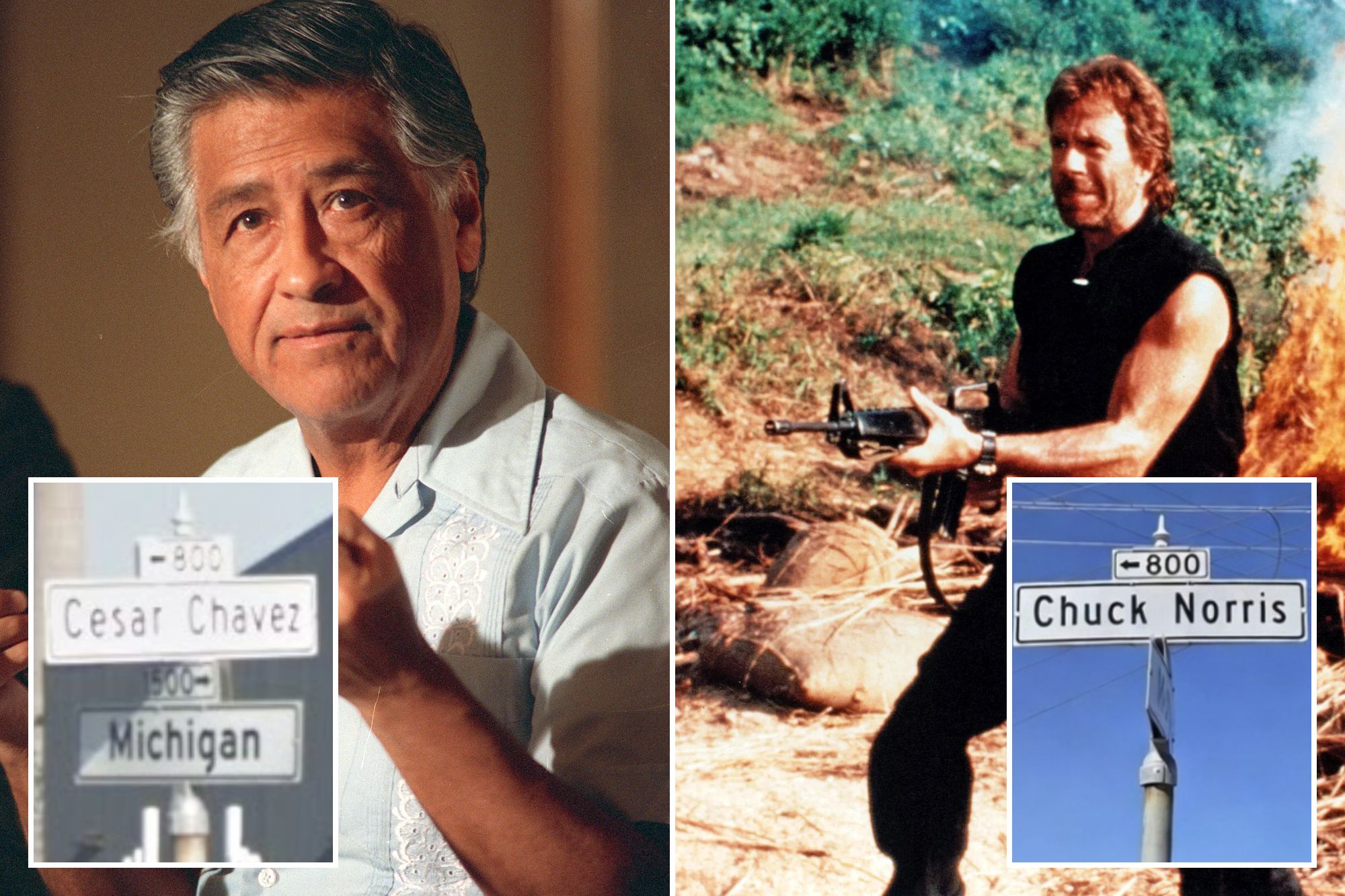 Campaign kicks off to rename SF’s Cesar Chavez Street after Chuck Norris