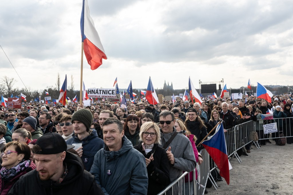Photos show tens of thousands of protesters in Prague: What to know