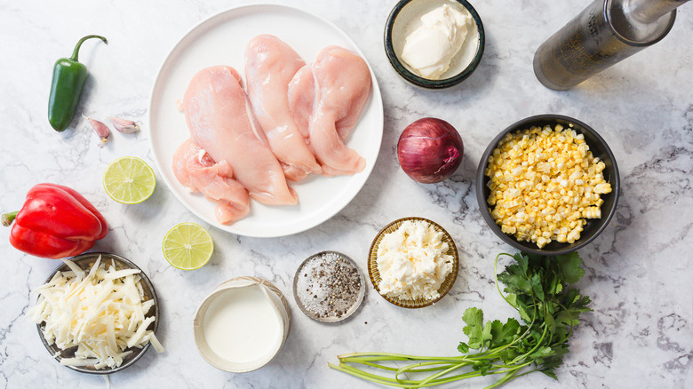 Rich and creamy skillet street corn chicken recipe