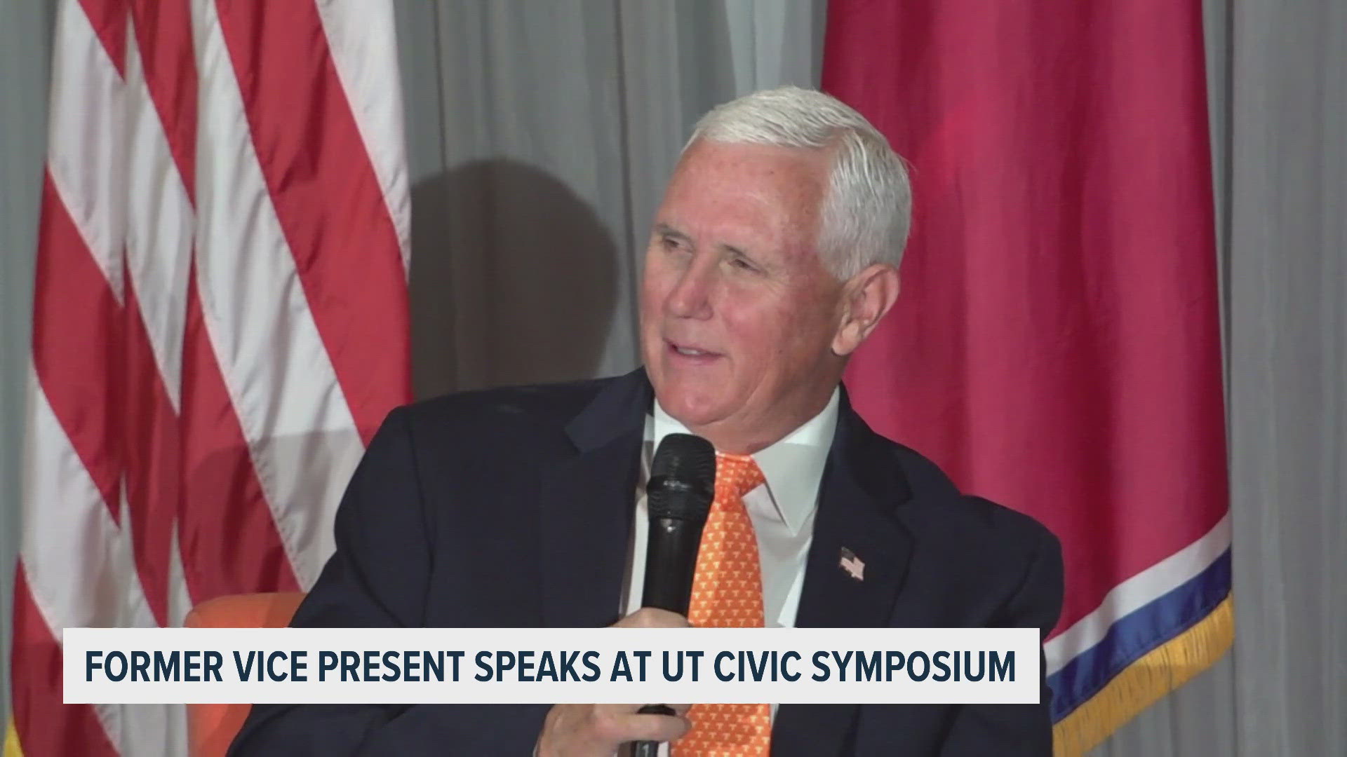 Former Vice President Mike Pence speaks at UT Civic Symposium