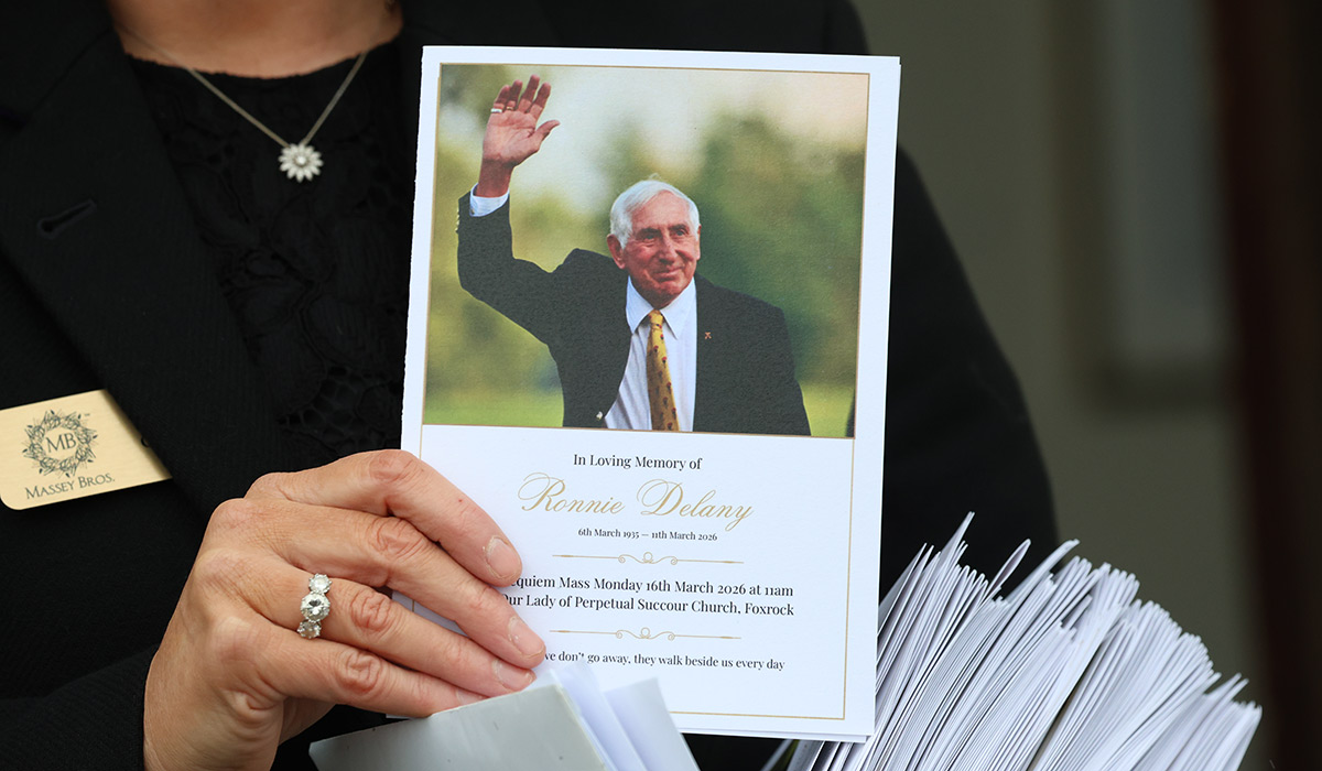 Irish Olympian's beloved wife of 64 years dies two days after his funeral