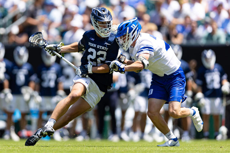 What channel is No. 9 Penn State vs. No. 6 Ohio State lacrosse today?