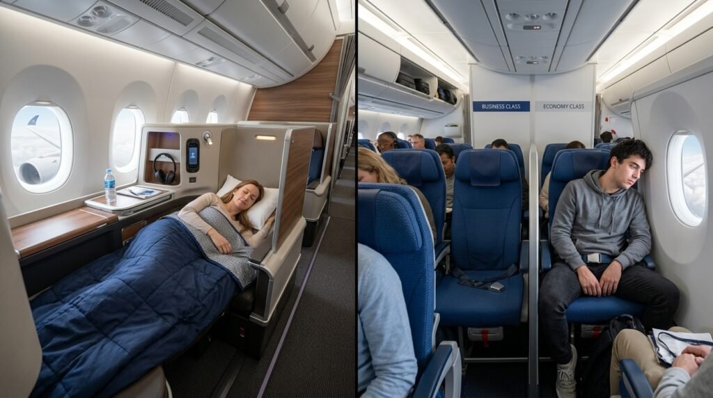 Business class vs economy: Is it worth it for men?