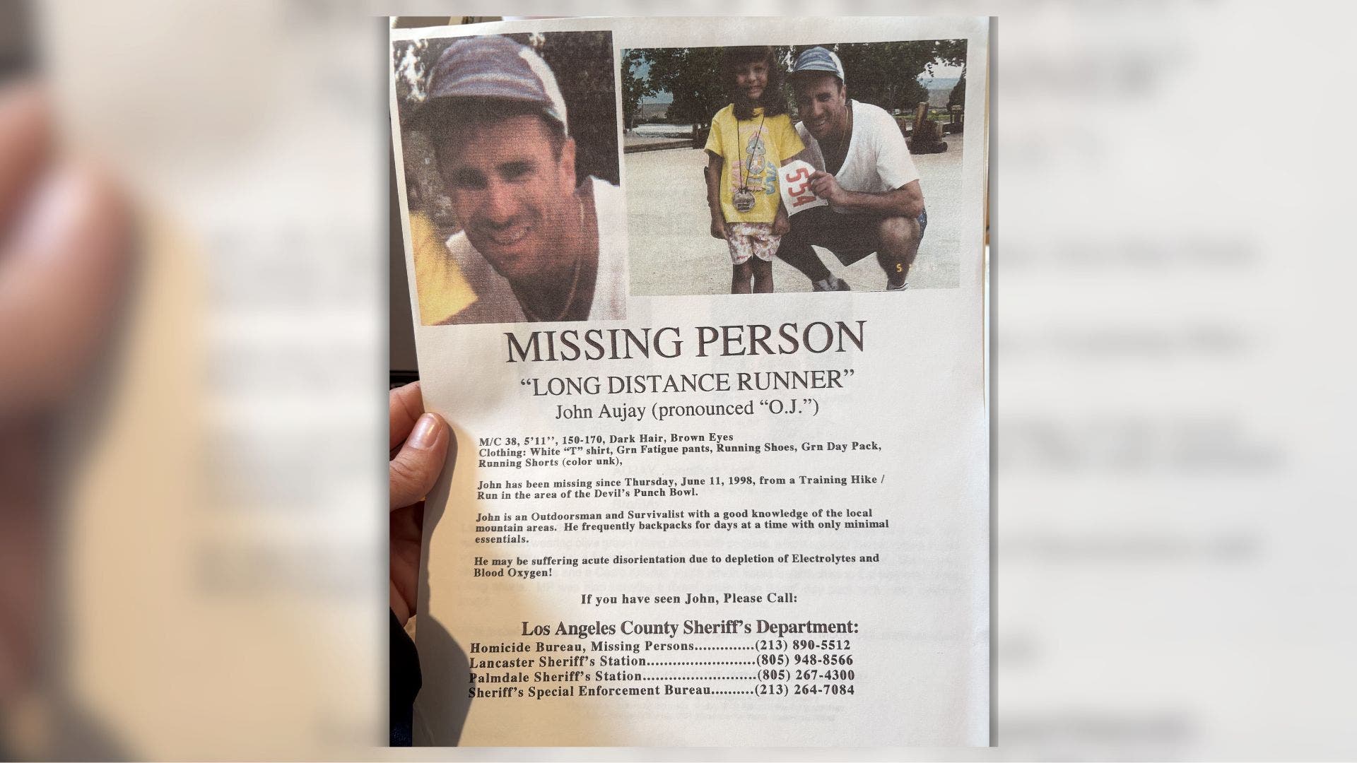 He disappeared on a run 28 years ago. What happened to Jon Aujay?