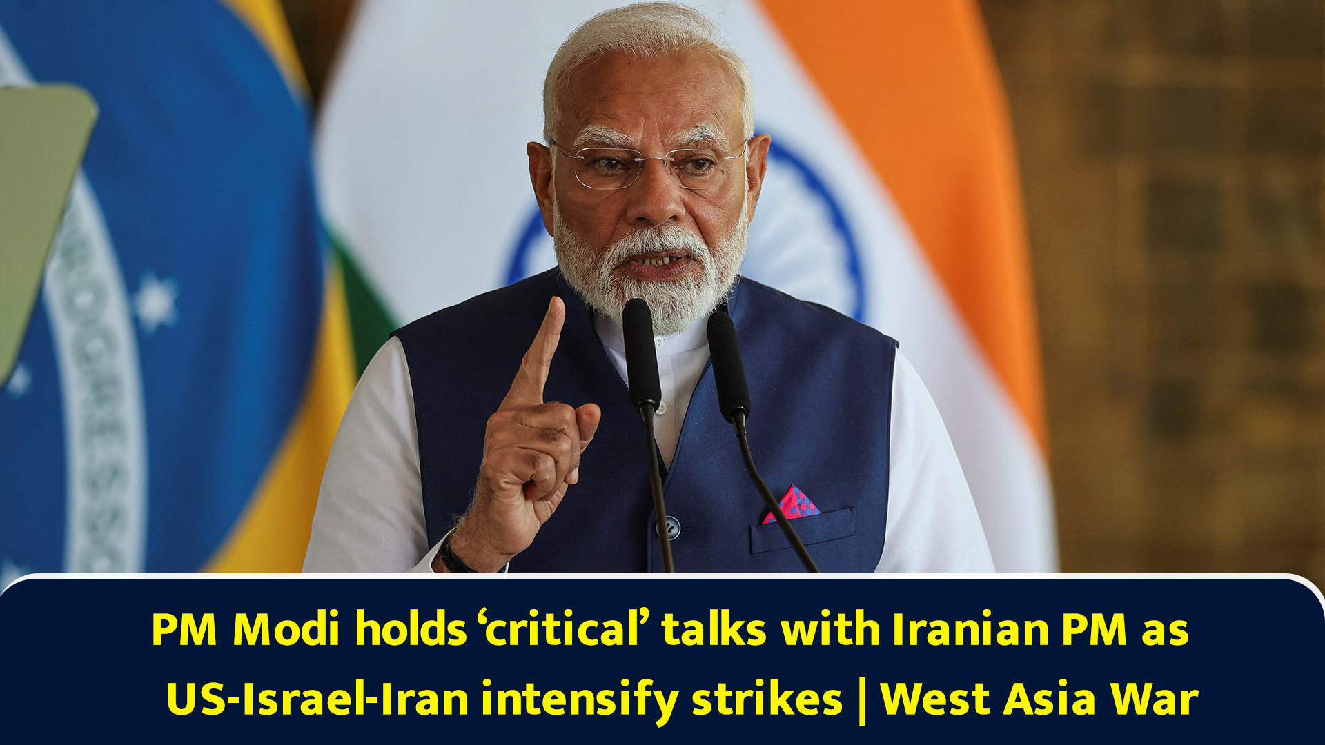 PM Modi holds 'critical' talks with Iranian PM as US-Israel-Iran ...